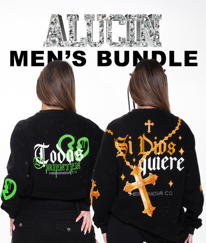 Alucin Men's Long Sleeve Bundle – Herencia Clothing