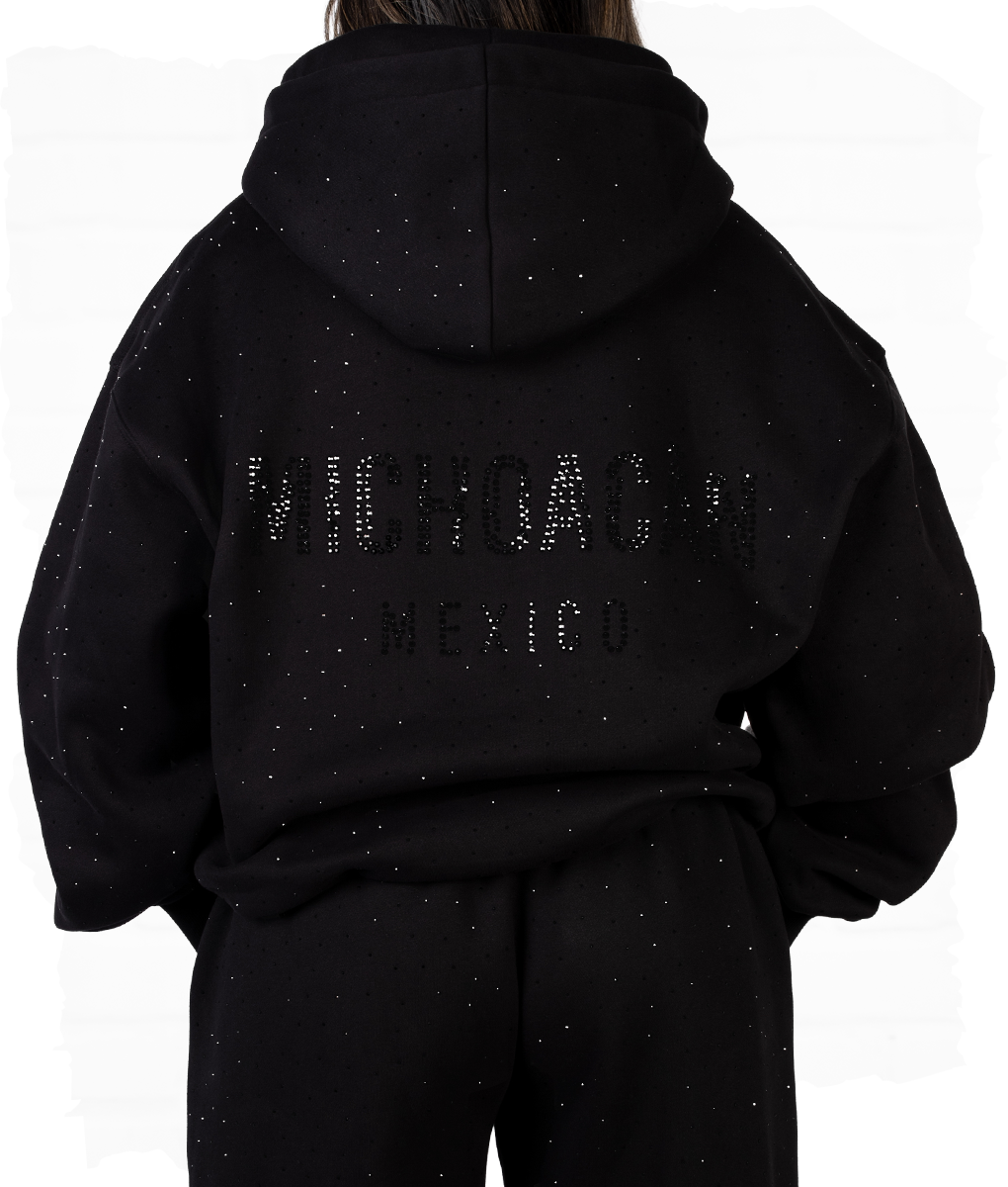 ALUCIN RHINESTONE STATE HOODIE (unisex) – Herencia Clothing