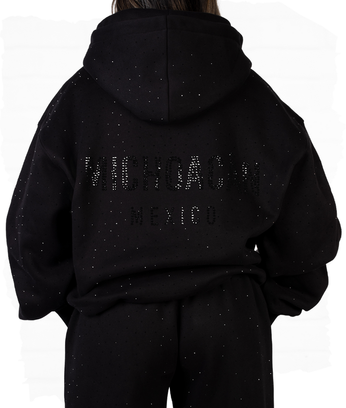 ALUCIN RHINESTONE STATE HOODIE (unisex) – Herencia Clothing